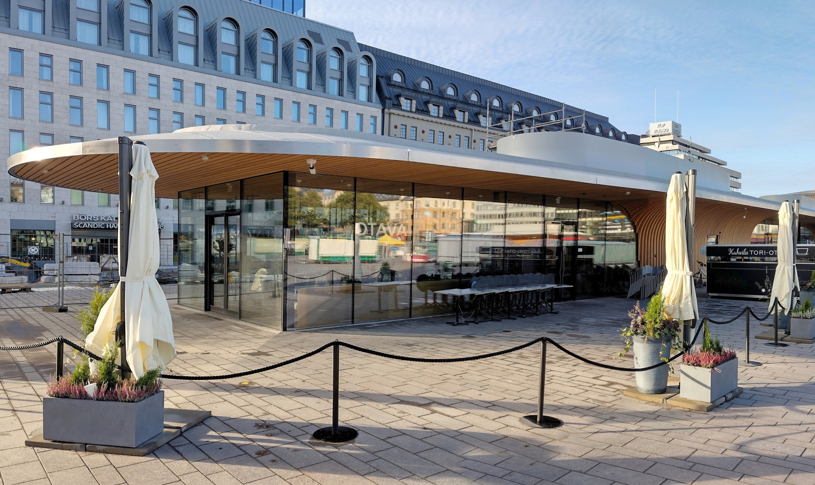 Turku market square pavilions - Sweco