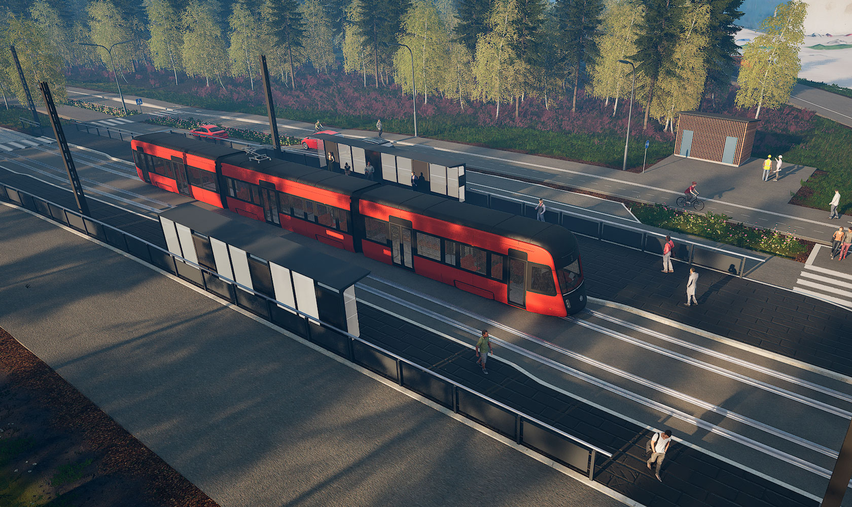 The tram between Pirkkala and Linnainmaa - Sweco